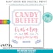 Candy Buffet Sign Grab a Bag & Enjoy Some Treats Sign Candy - Etsy