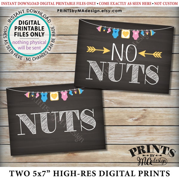 Nut Free Printable - Etsy