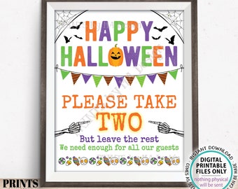 Halloween Candy Sign - Etsy