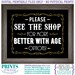1984 Birthday Sign, Vintage Better With Age Poster, Whiskey Theme ...