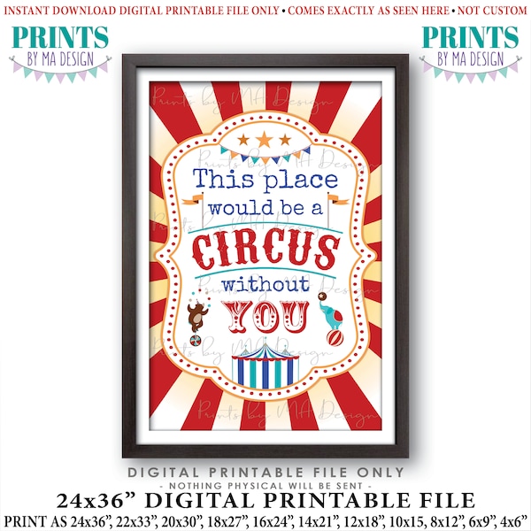 Circus Themed Staff Appreciation - Etsy
