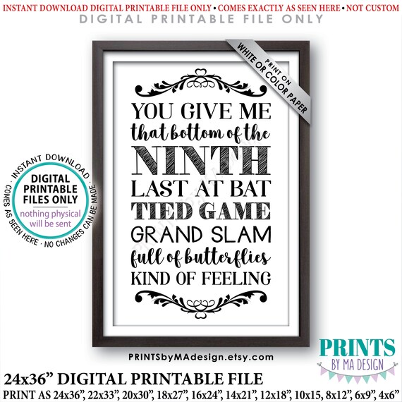 Baseball Wedding Sign Grand Slam Wedding Reception Decor | Etsy