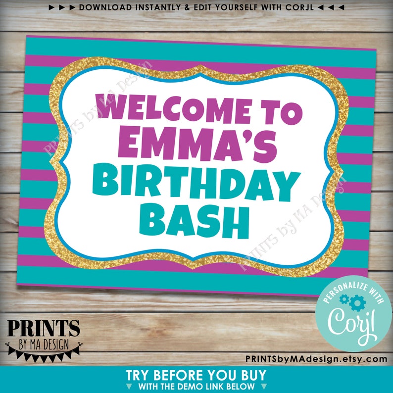 Design a Custom Sign Choose Your Text and Colors Gold - Etsy