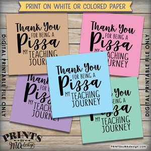 Pizza Labels, Thank You for Being a Pizza My Teaching Journey, Pizza ...