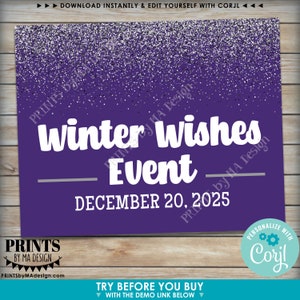 Prom Sign, Custom Text & Background Color, Silver Glitter, PRINTABLE ...