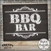 BBQ Bar Sign, Barbecue Sign, BBQ Sign, Cookout, Picnic, Cook Out Party ...