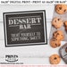 Dessert Bar Sign, Treat Yourself to Something Sweet Treats Sign, Cake ...
