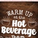 Hot Beverage Bar Sign, Hot Chocolate Station, Cocoa Drink Display ...