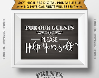 Help Yourself Sign | Etsy