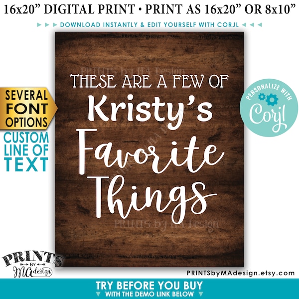 Favorite Things - Etsy