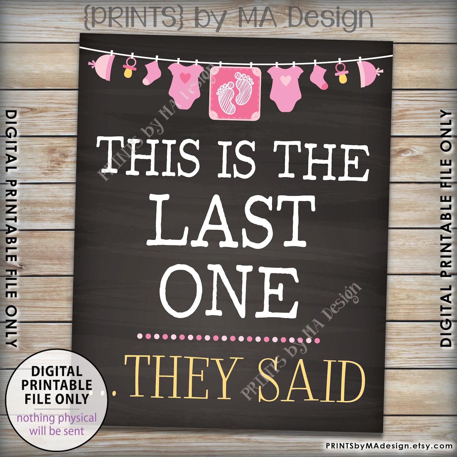 4th Baby Pregnancy Announcement Signs, Never Doing This Again This is ...