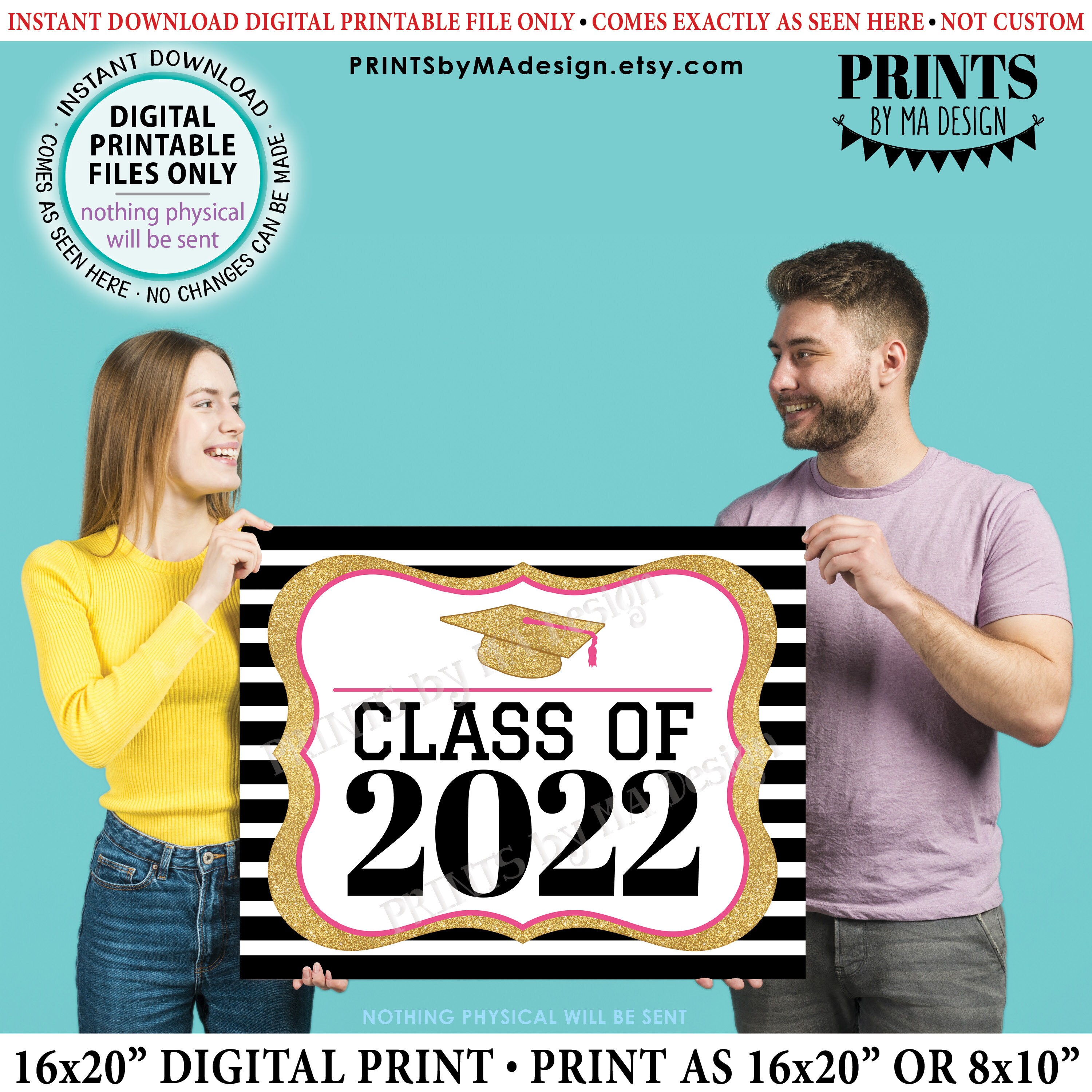 Class of 2022 Sign, 2022 High School Graduation Party, 2022 College ...