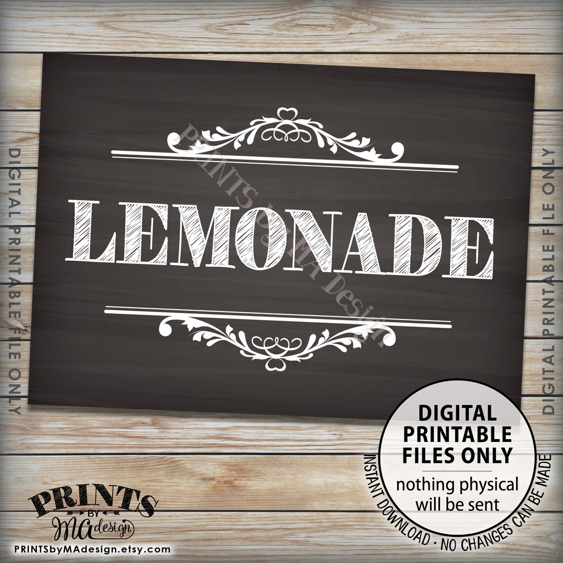 Beverage Station Soft Drink Signs, Soda Juice Lemonade Tea, Wedding ...