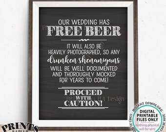 Free Beer Sign Printable - Etsy