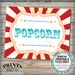 Carnival Food Signs Food Carnival Theme Party Circus Theme - Etsy