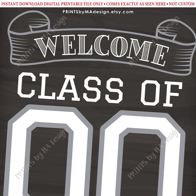 Class of 2000 Sign Welcome Class of 2000 Reunion Decoration - Etsy