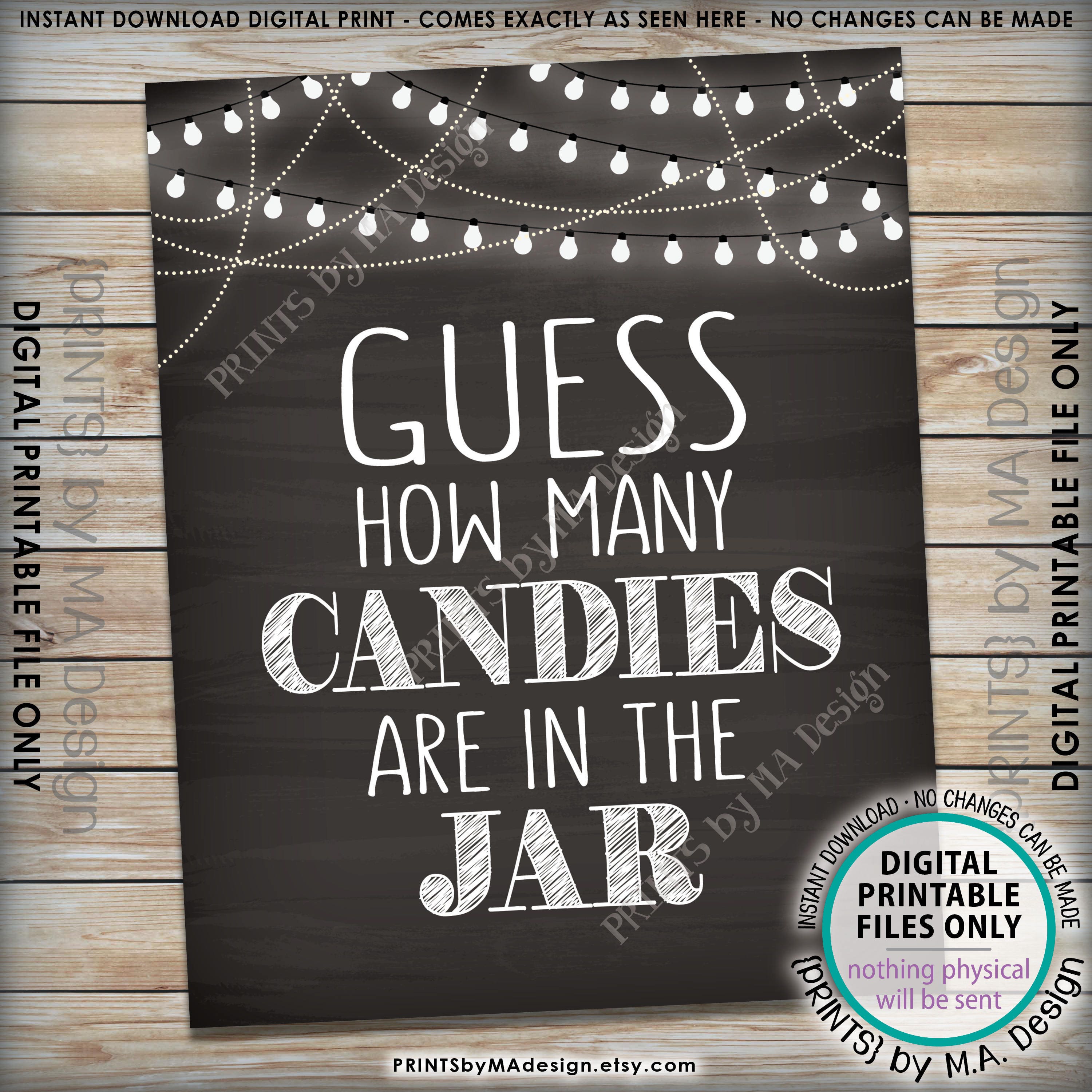 Guess How Many In The Jar Printable Printable Word Searches