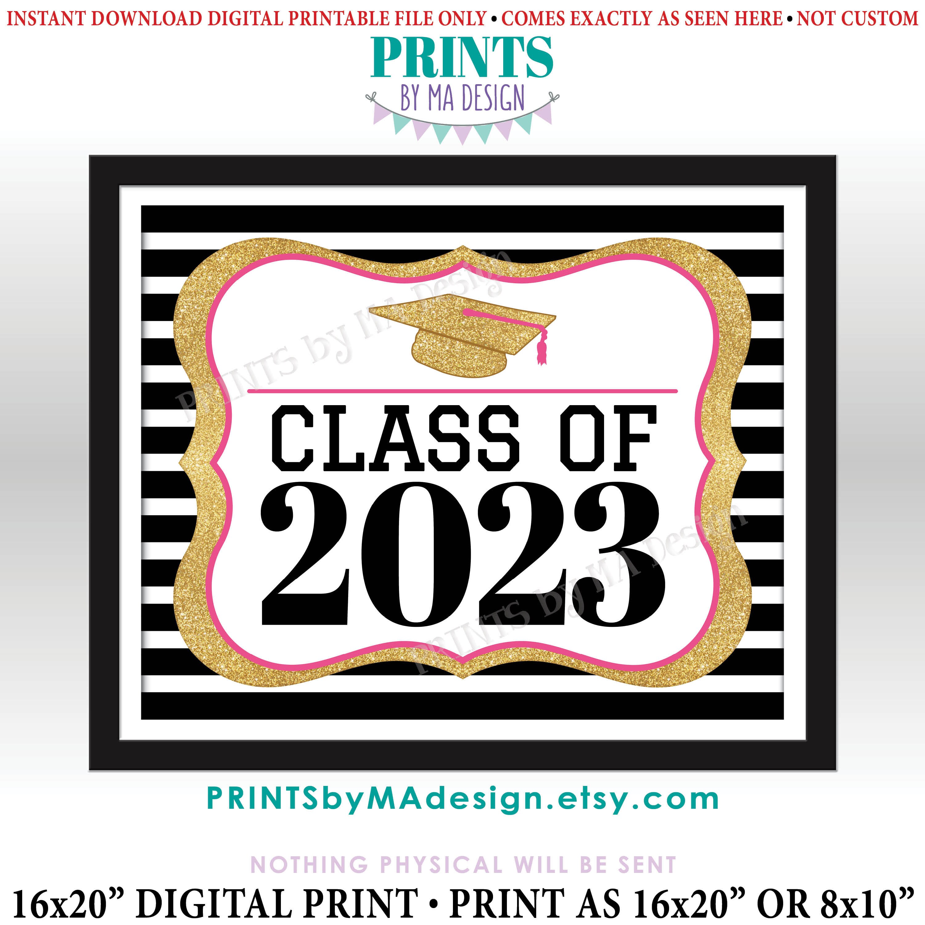 Class of 2023 Sign, 2023 High School Graduation Party, 2023 College ...