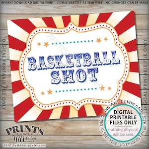 Carnival Games Signs, Carnival Activities, Circus Party, Dunk Mini Golf ...