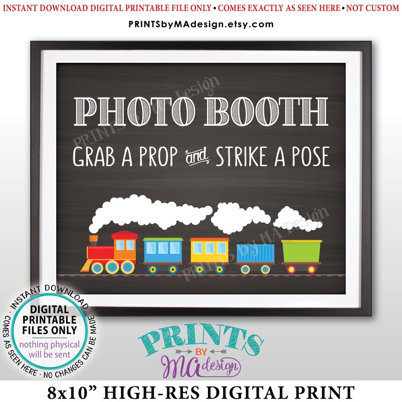 Train Photo Booth - Etsy