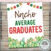 Nacho Average Graduates Sign, PRINTABLE 8x10/16x20 Cactus Themed Sign ...