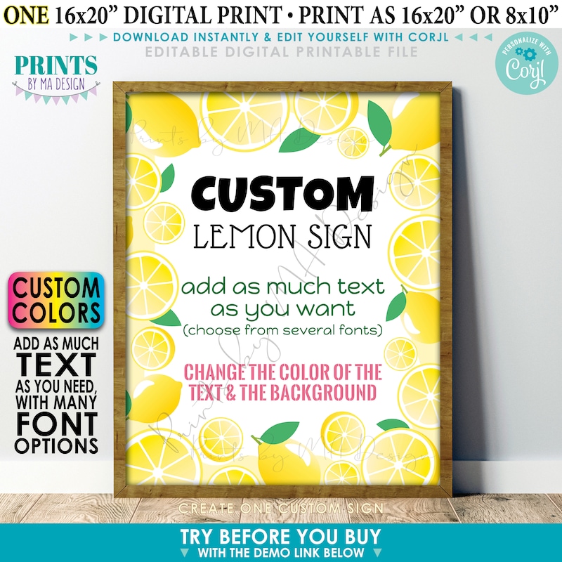 Making Lemonade Sign - Etsy