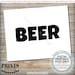 Beverage Signs, Drink Station Bundle Package, Soda, Water, Beer, Wine ...