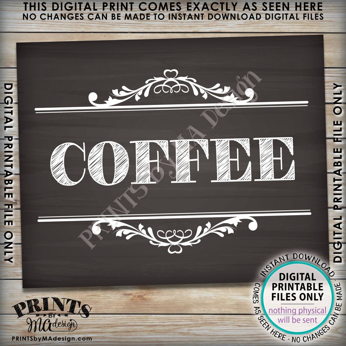 Coffee Sign Coffee Station Coffee Bar Sign Wedding Bridal - Etsy