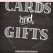 Cards and Gifts Sign, PRINTABLE 8x10” Chalkboard Style Gift Table Sign ...