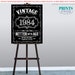 1984 Birthday Sign, Vintage Better With Age Poster, Whiskey Theme ...