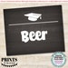 Beverage Station Signs, Graduation Drinks, Beer Hard Seltzer Water Soda ...