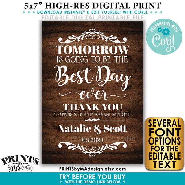Tomorrow is Going to Be the Best Day Ever - Etsy