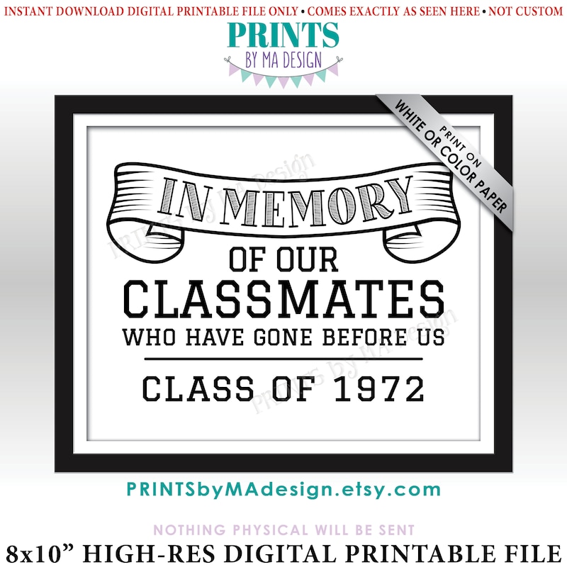 Class of 1972 Decorations - Etsy
