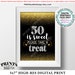 50th Birthday, 50 is Sweet Please Take a Treat Fiftieth Party Decor ...