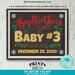 Baby #3 Christmas Pregnancy Announcement, Big Brothers to 3rd Child ...