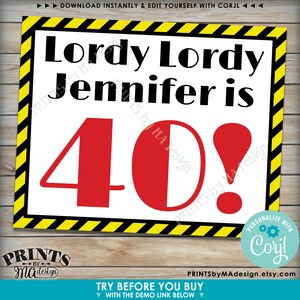 Editable Caution Sign, Choose Your Text, Custom PRINTABLE 8x10/16x20 ...