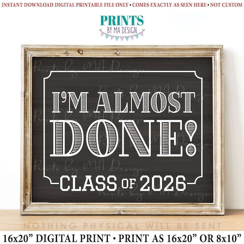 Im Done Class of 2026 - Etsy