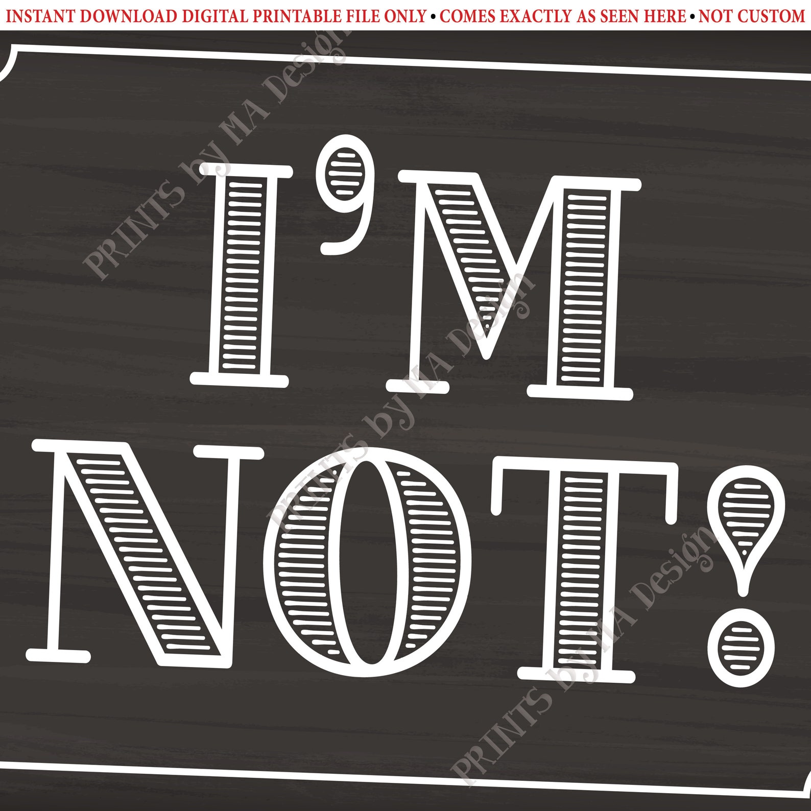 I'm Not Sign Coordinates With the I'm Done Graduation - Etsy