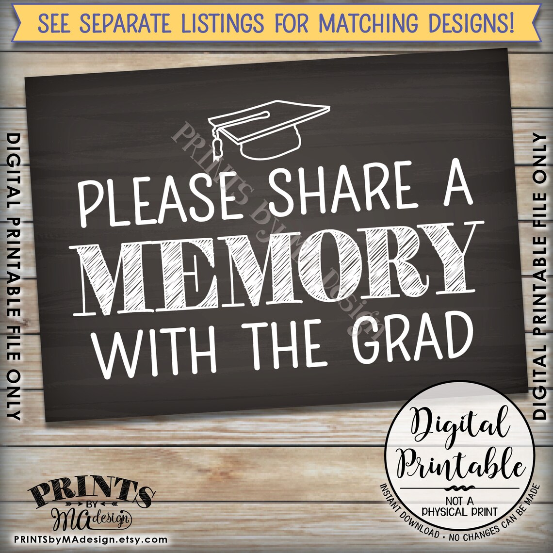 Share a Memory With the Grad, Graduation Party, Share Memories, Write a ...