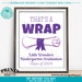 Editable That's a Wrap Sign, Graduation Diploma, Custom PRINTABLE 8x10 ...