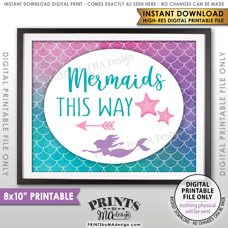 Mermaid Sign - Etsy