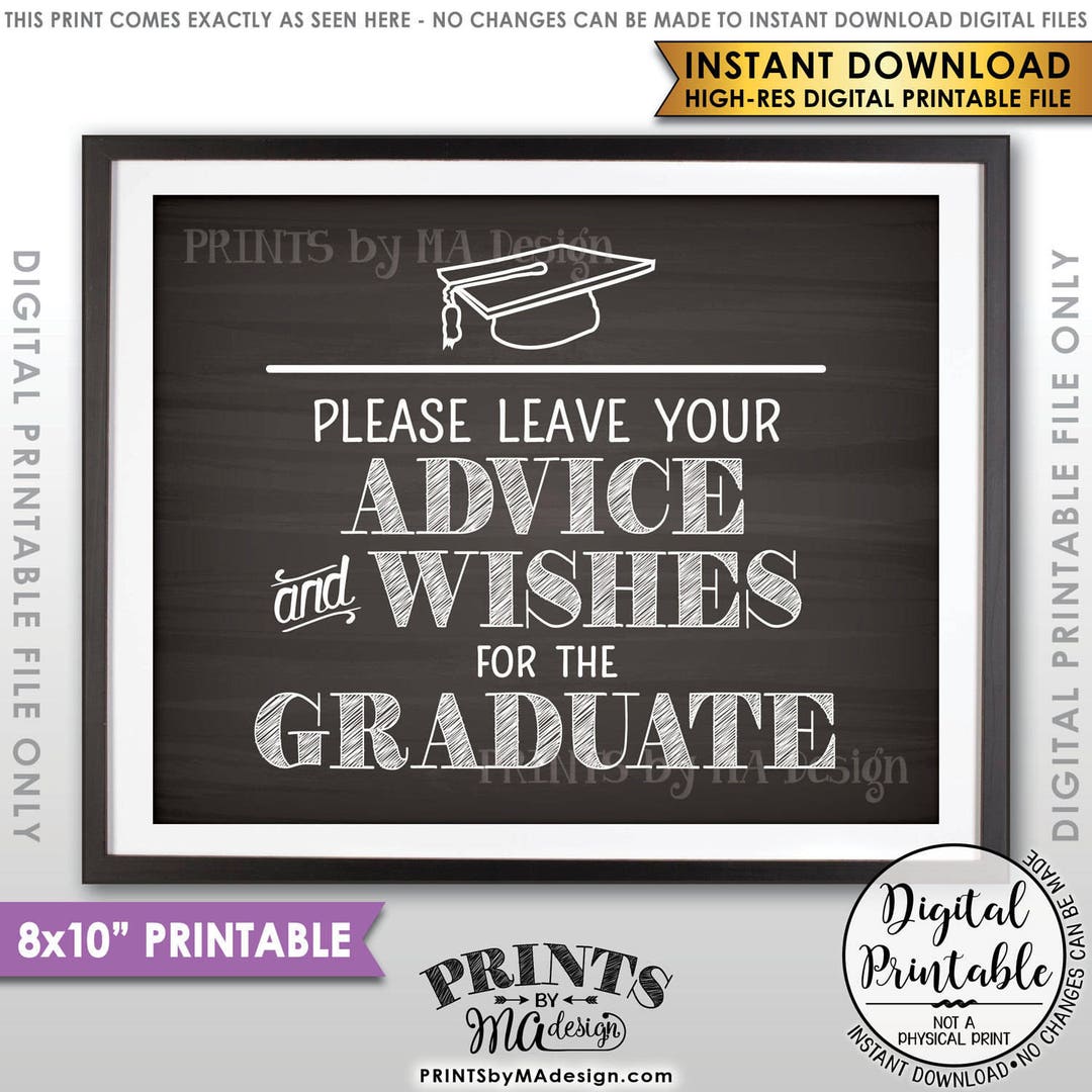Graduation Advice, Please Leave Your Advice and Well Wishes for the ...