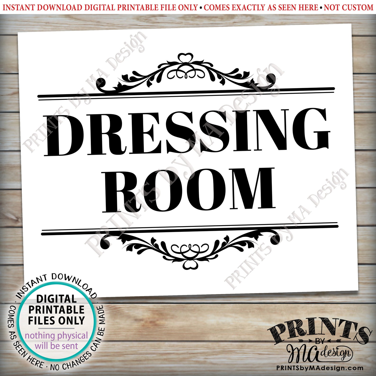 Dressing Room Sign Fitting Room Sign Privacy Please | Etsy