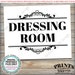 Dressing Room Sign, Fitting Room Sign, Privacy Please, PRINTABLE 8x10 ...