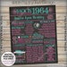1964 Birthday Flashback Poster, Remember 1964 Birthday Party Poster ...