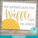 Custom Waffle Sign Add Any Text Waffle Bar Waffle Station - Etsy