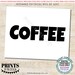Beverage Signs, Drink Station Bundle Package, Coffee, Tea, Iced Tea ...