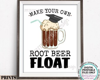 Root Beer Float Bar Sign, Build Your Own Bar, Printable Sign, Instant ...