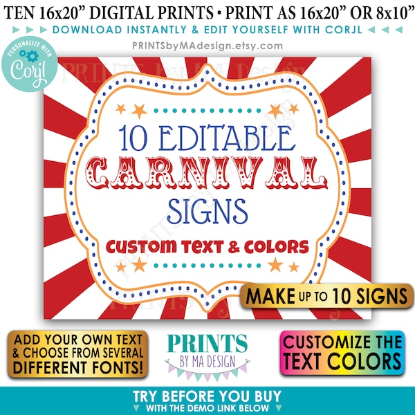 Carnival Wedding - Etsy