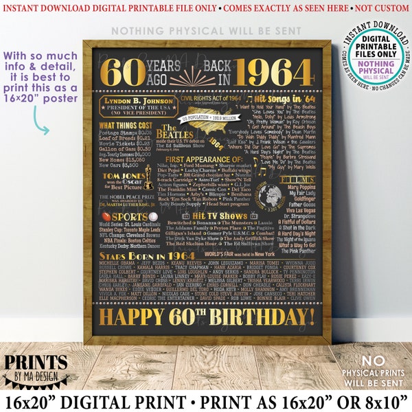 60 Years Ago - Etsy